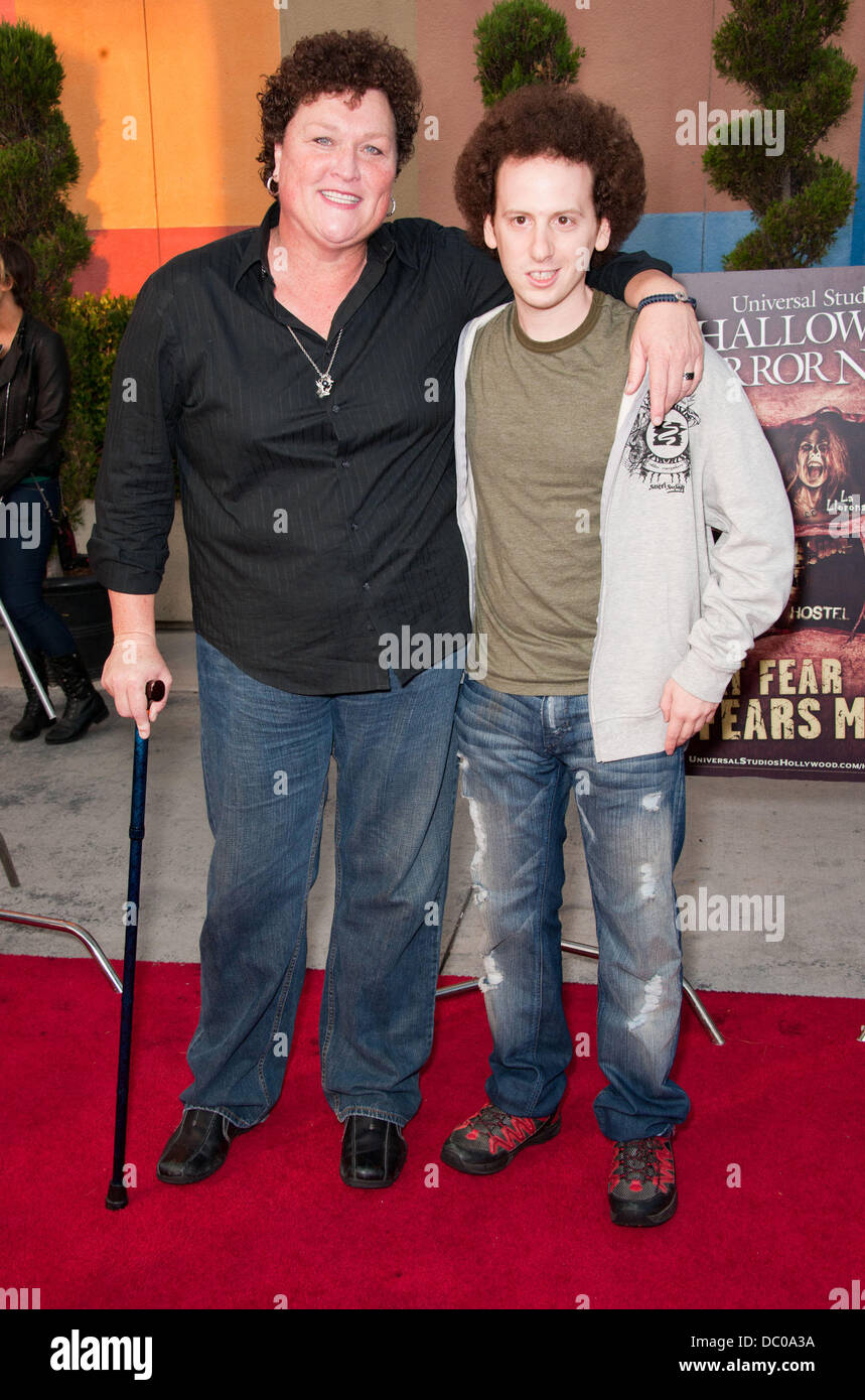Dot Marie Jones and Josh Sussman Universal Studios Hollywood 'Halloween ...