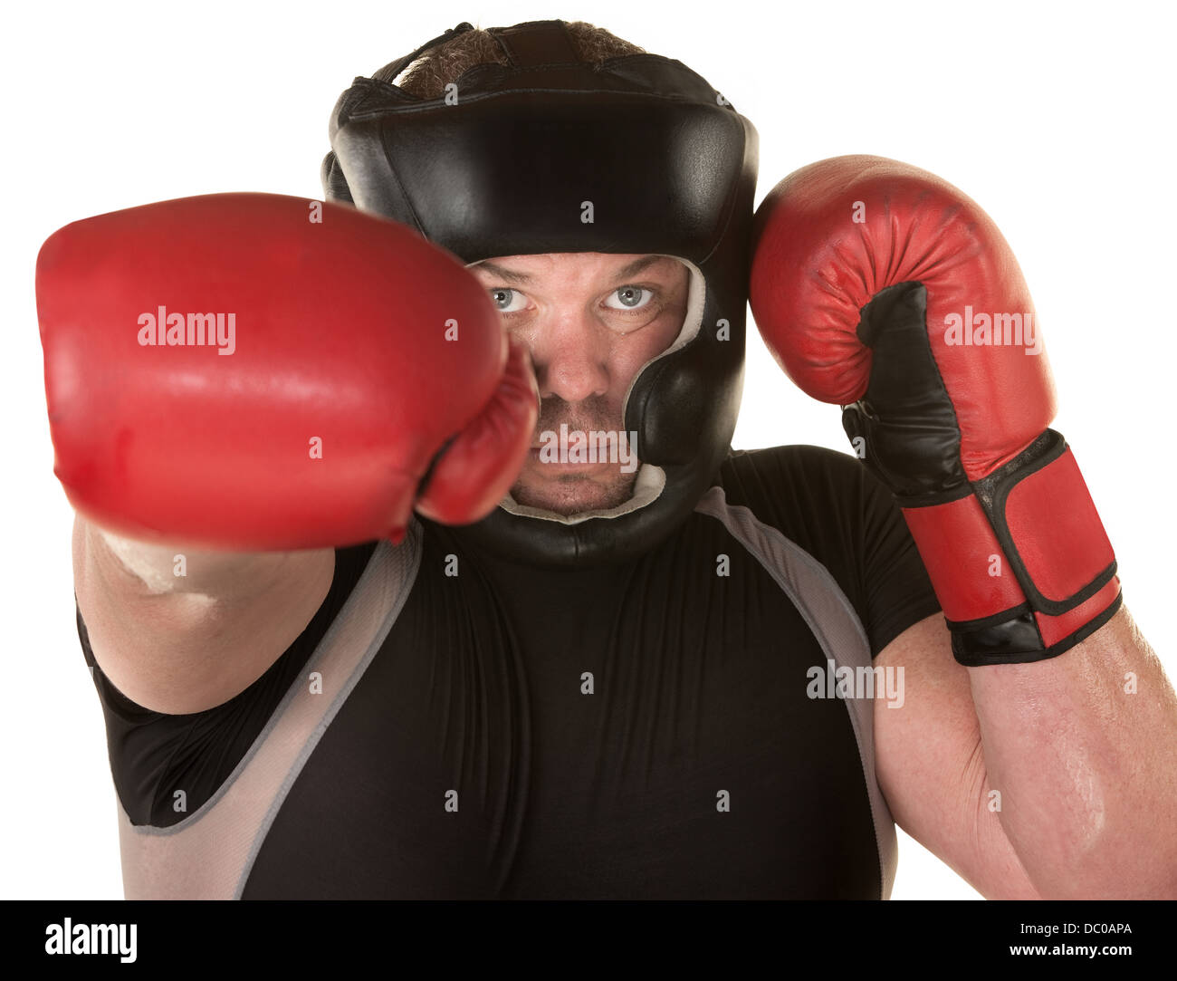 European Boxer Punching Stock Photo - Alamy