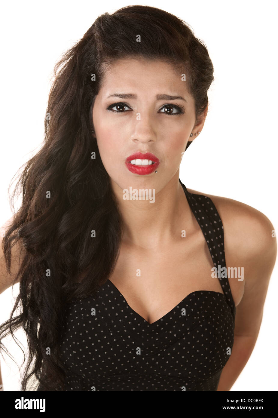 Sympathetic Young Woman Stock Photo - Alamy