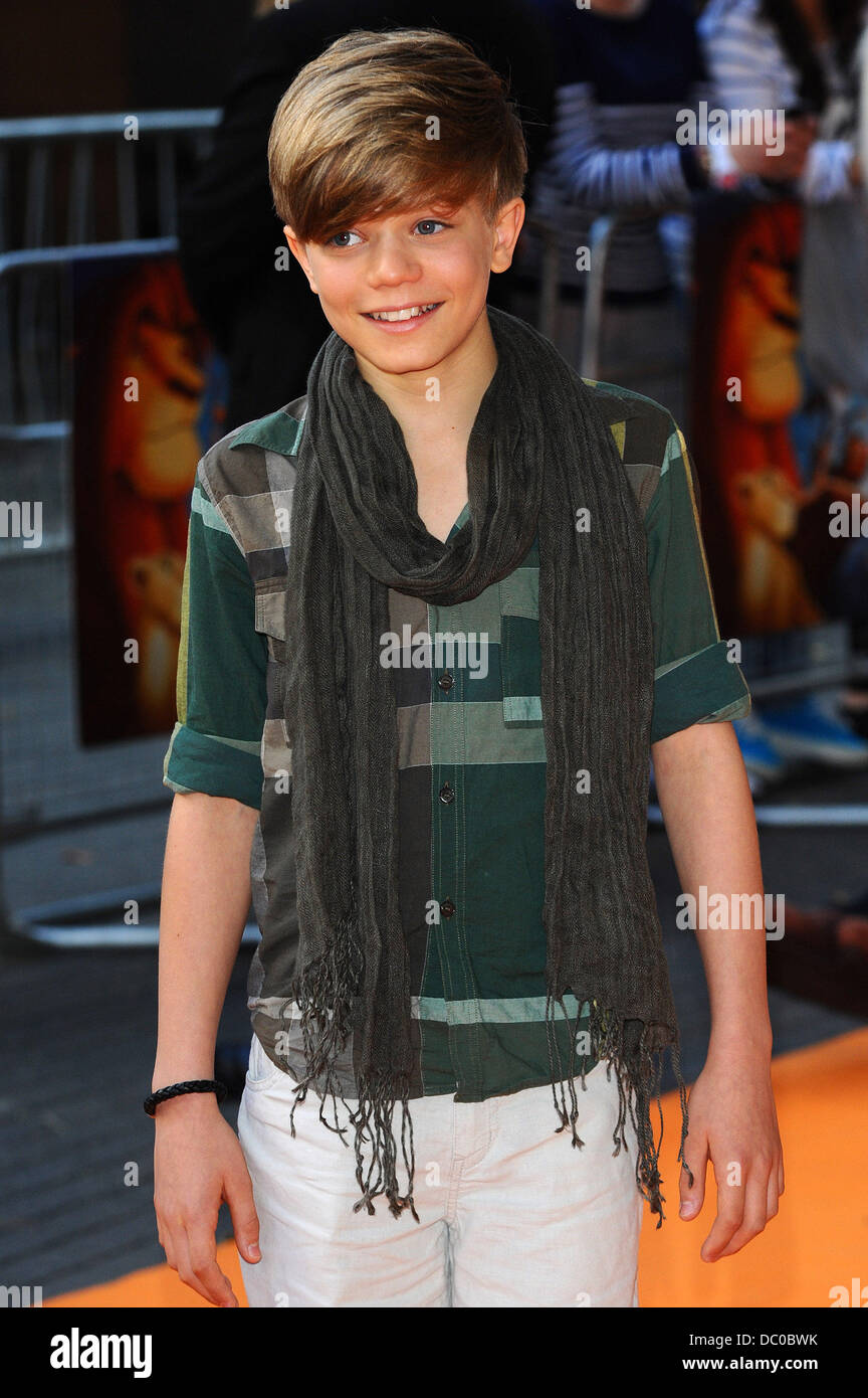 Ronan Parke The Lion King 3D UK Premiere Screening held at the BFI IMAX ...