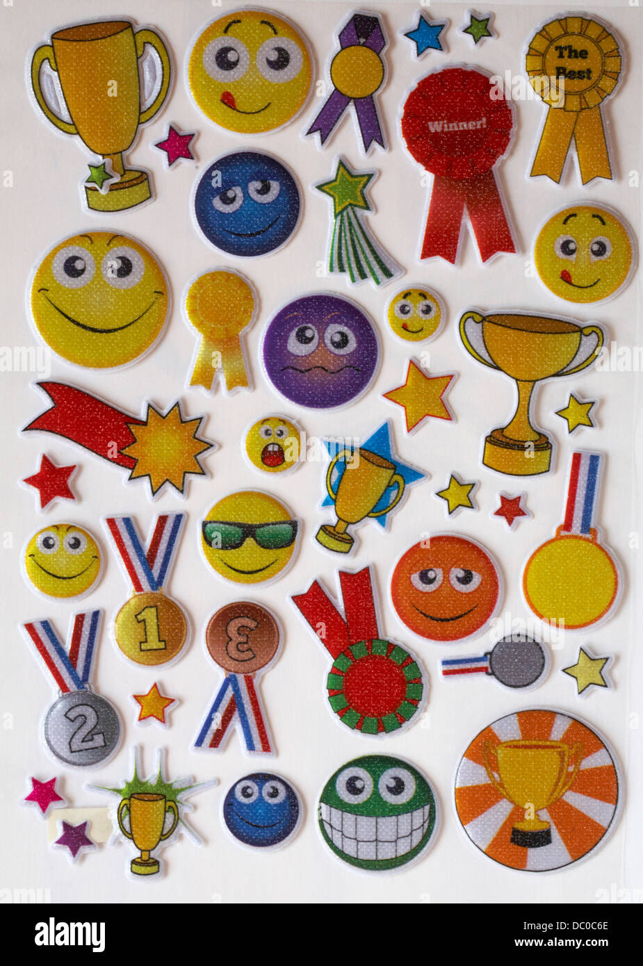 Stickers sheet hi-res stock photography and images - Alamy