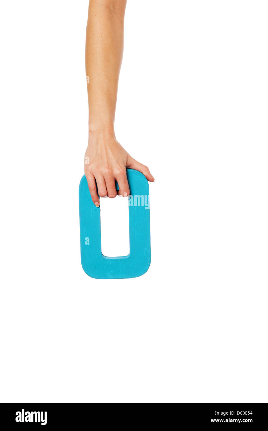 hand holding up the number zero from the top Stock Photo - Alamy