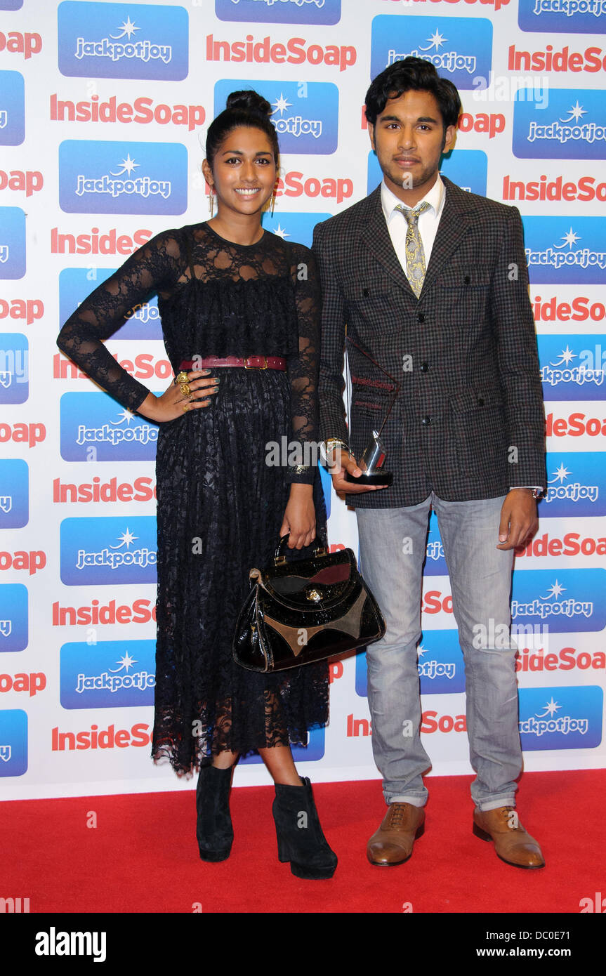 Meryl Fernandes and Himesh Patel The 2011 Inside Soap Awards - Arrivals ...