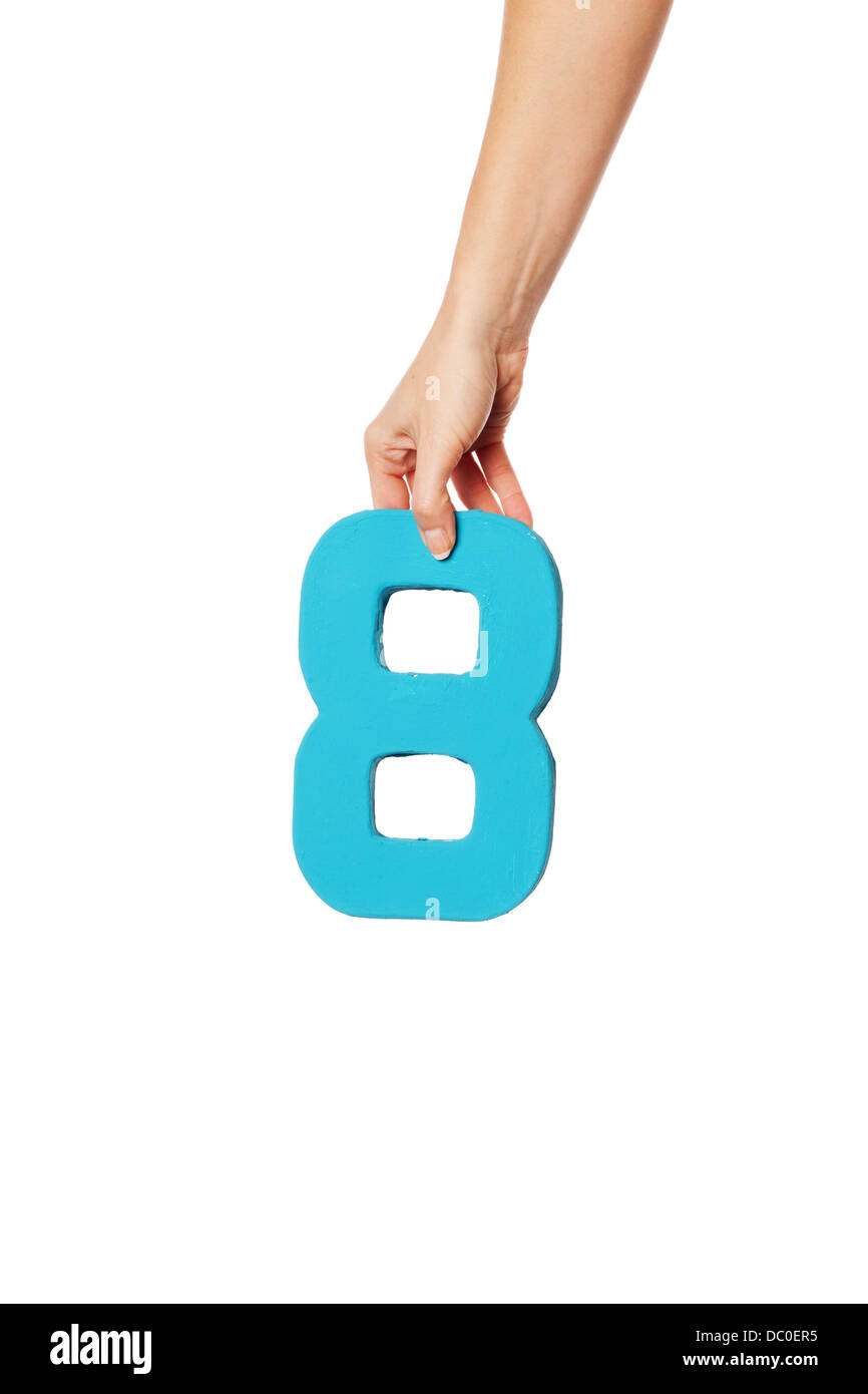 Hand sign of number eight hi-res stock photography and images - Alamy