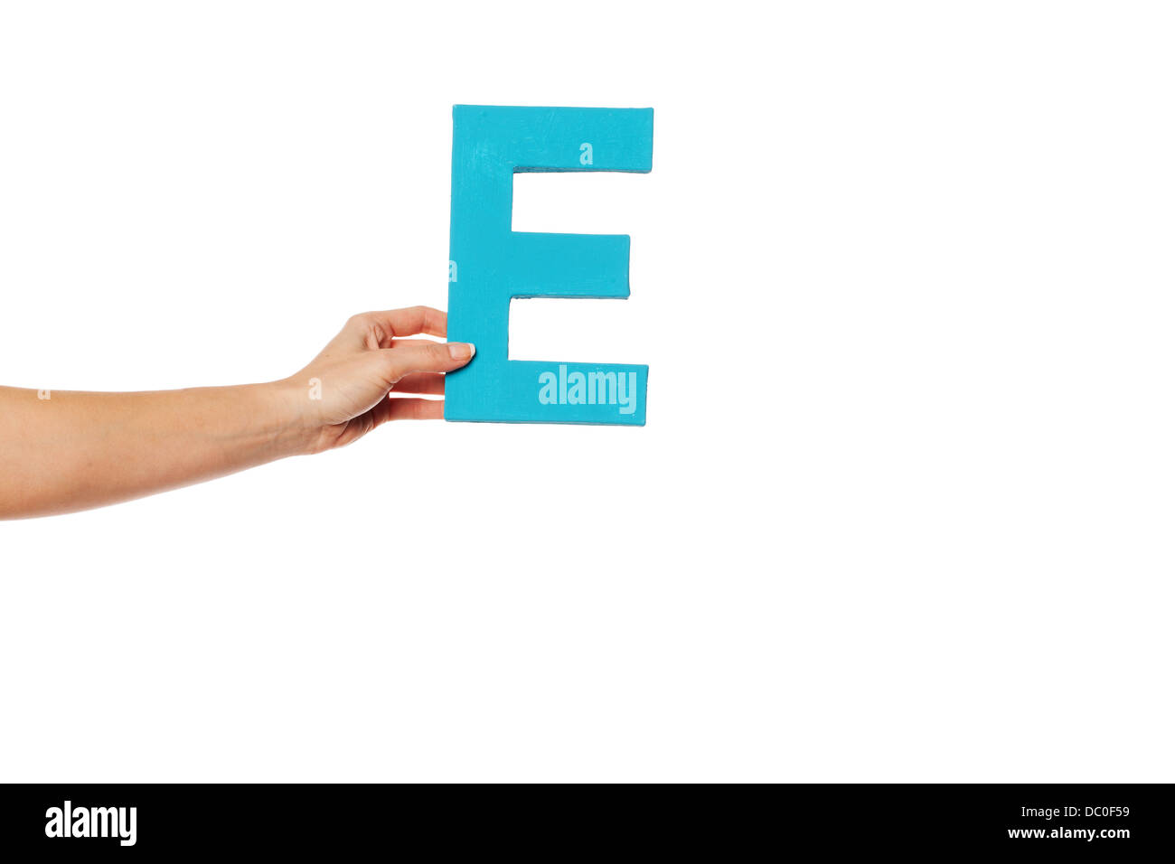 Hand holding letter from alphabet hi-res stock photography and images ...