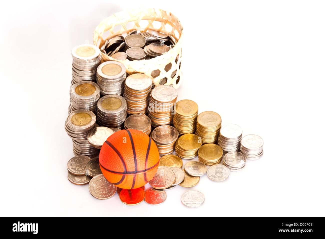 coins of thailand Stock Photo - Alamy