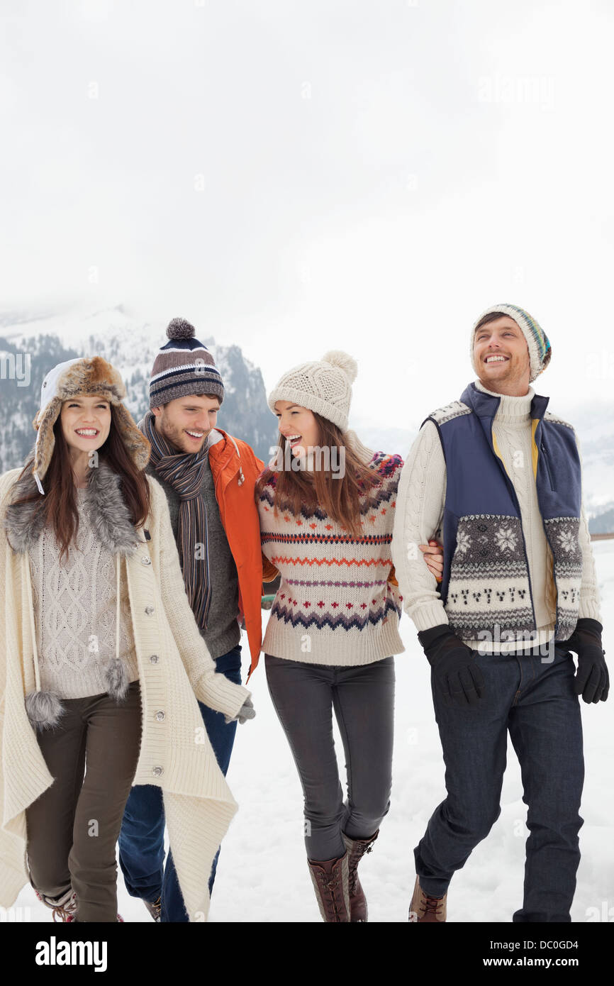 Man happy friends walking hi-res stock photography and images - Alamy