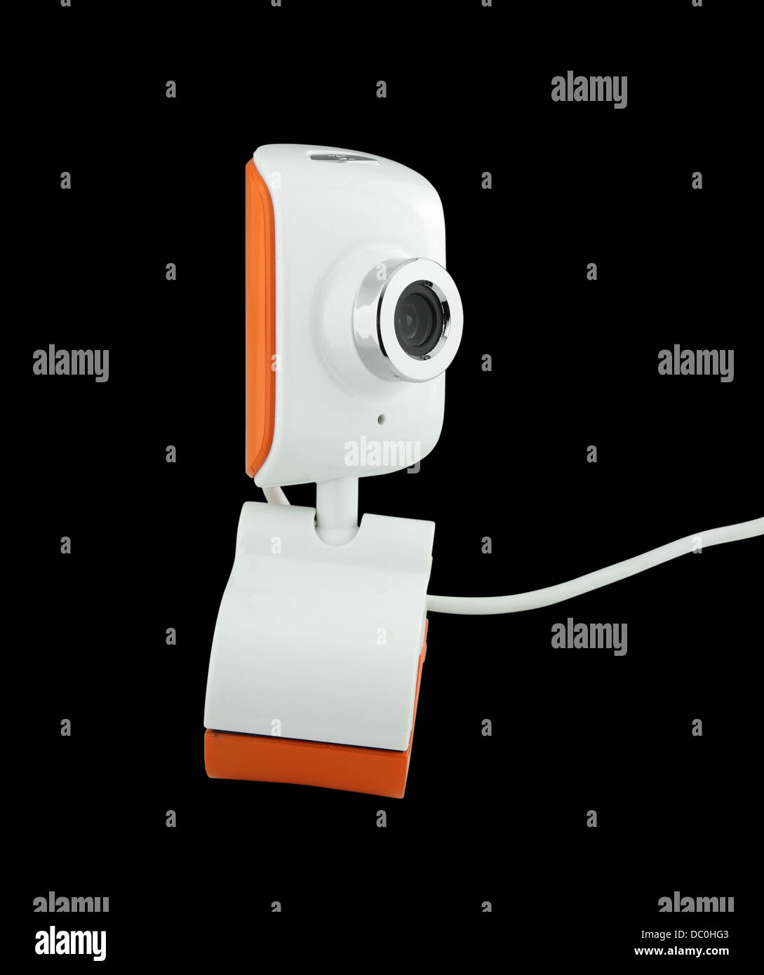 web camera on black background Stock Photo - Alamy