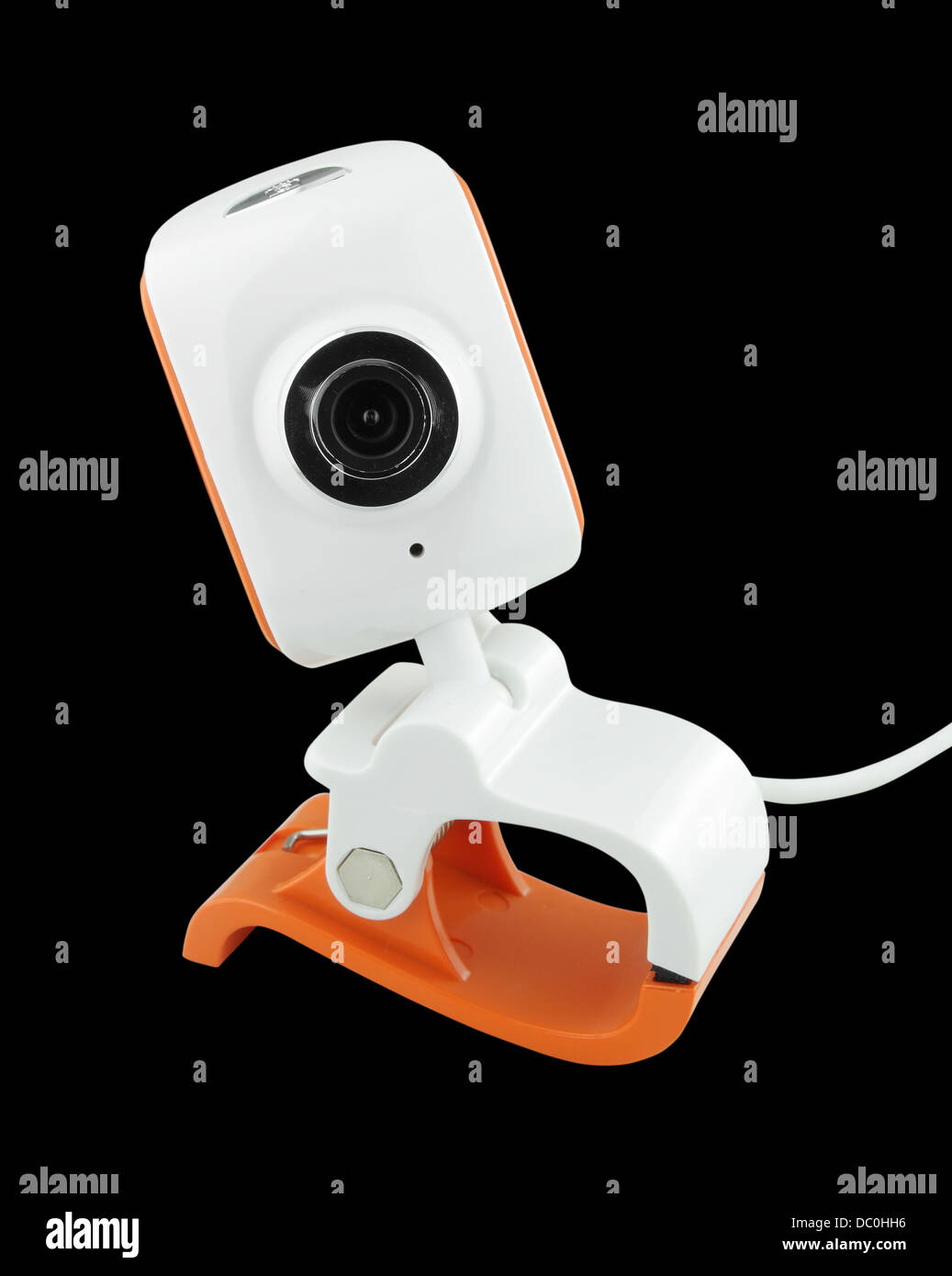 web camera on black background Stock Photo - Alamy