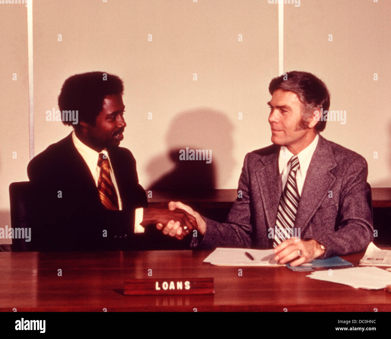 Bank loan 1970s hi-res stock photography and images - Alamy