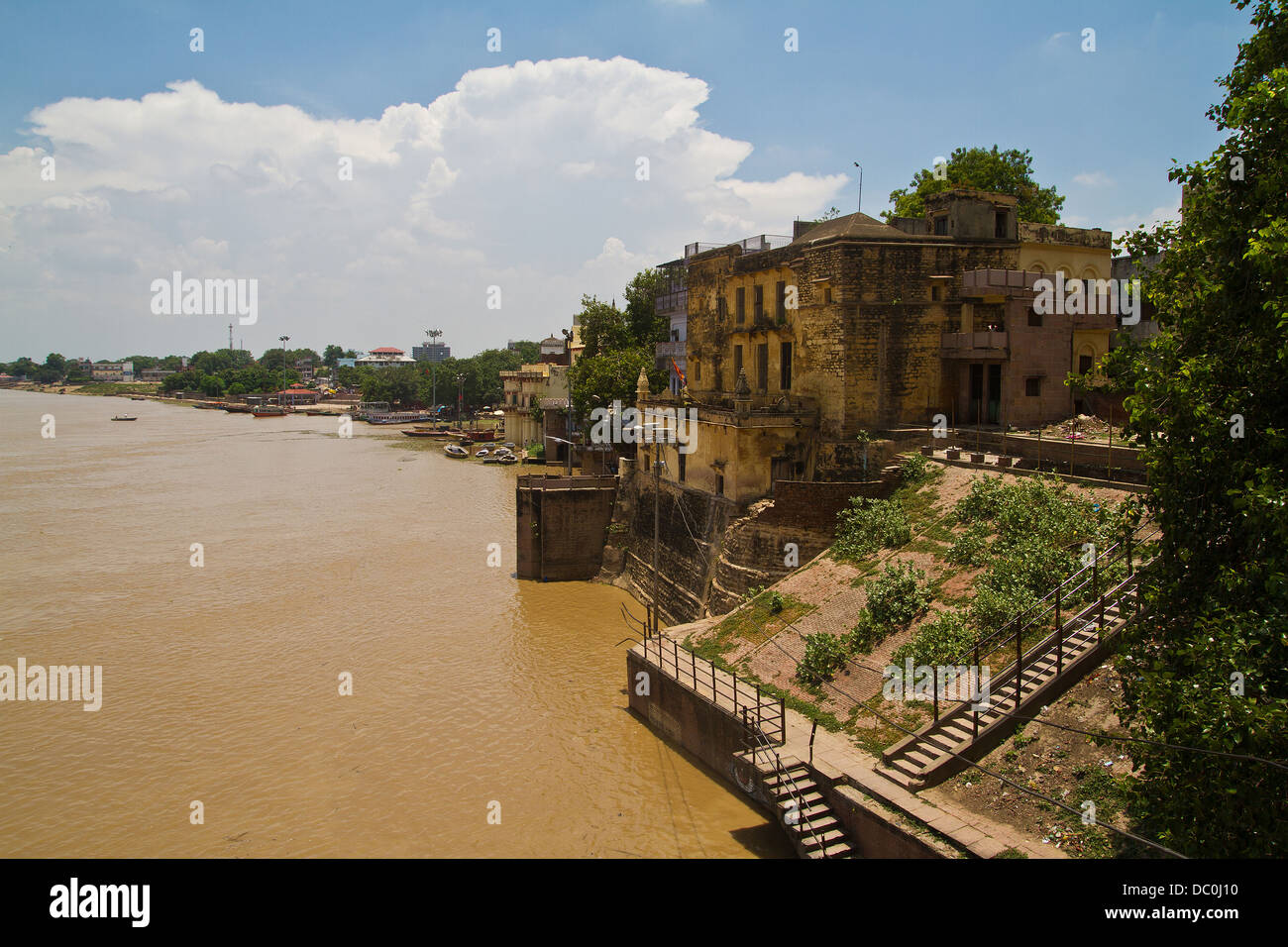 The River Ganges in Varanasi in India Stock Photo - Alamy