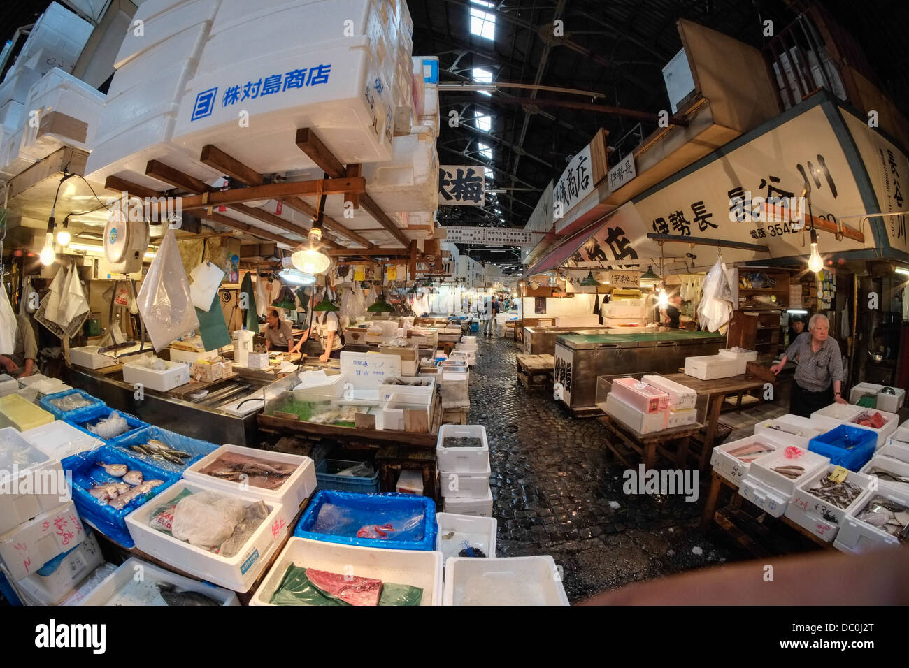 Tsukiji fish market tokyo hi-res stock photography and images - Alamy