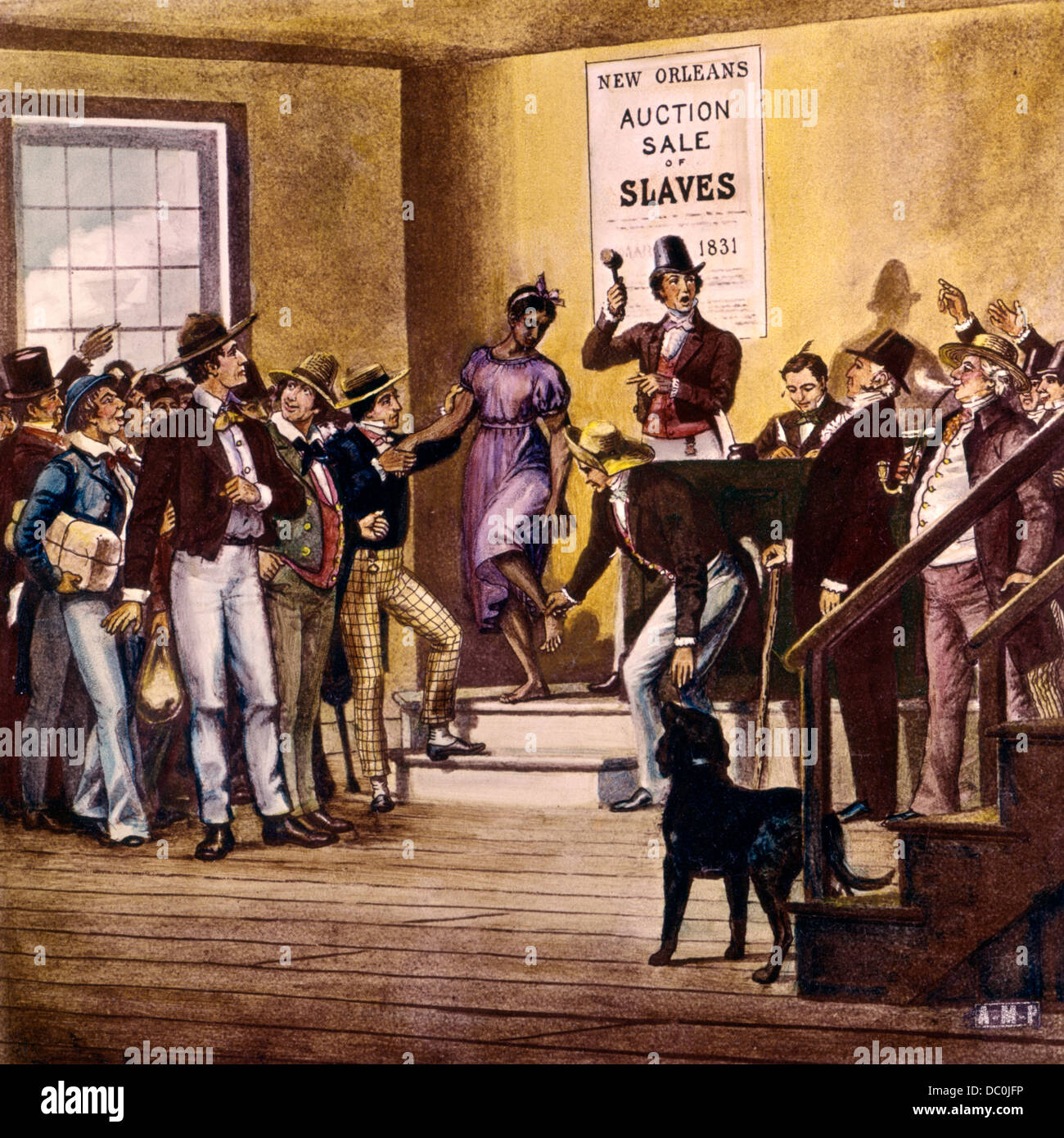 Slave auction High Resolution Stock Photography and Images - Alamy