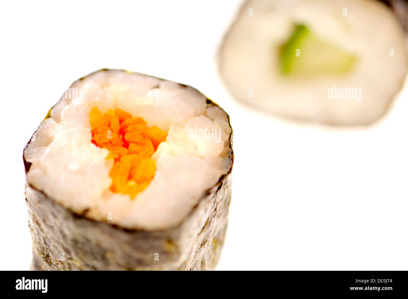 Sushi - maki (rice roll wrapped in seaweed Stock Photo - Alamy