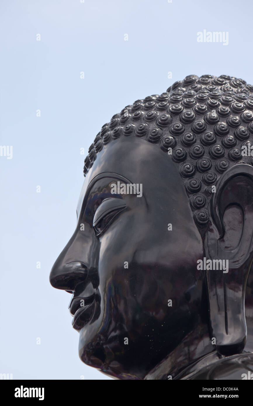 face of buddha statue in thailand Stock Photo - Alamy