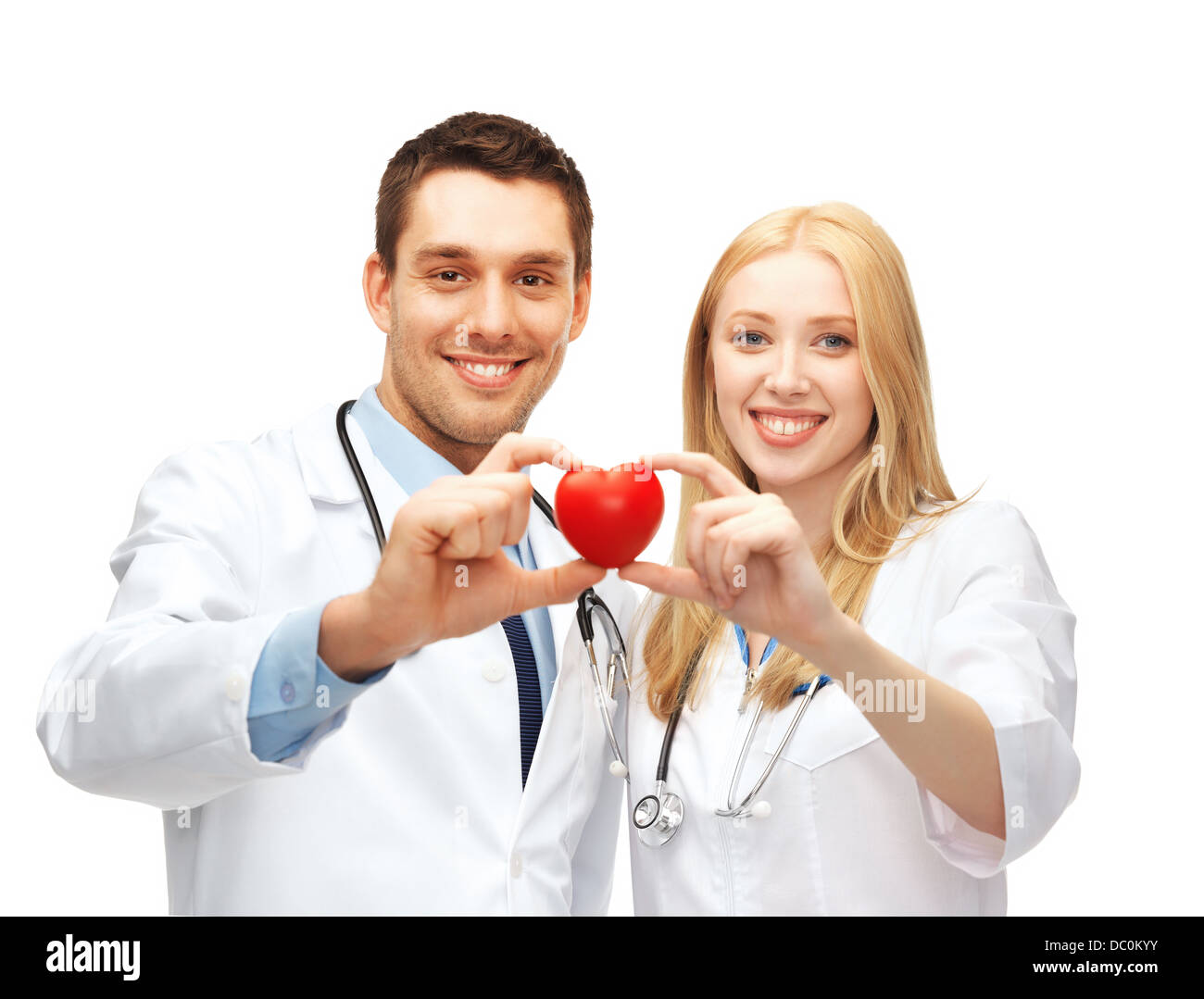 doctors cardiologists with heart Stock Photo - Alamy