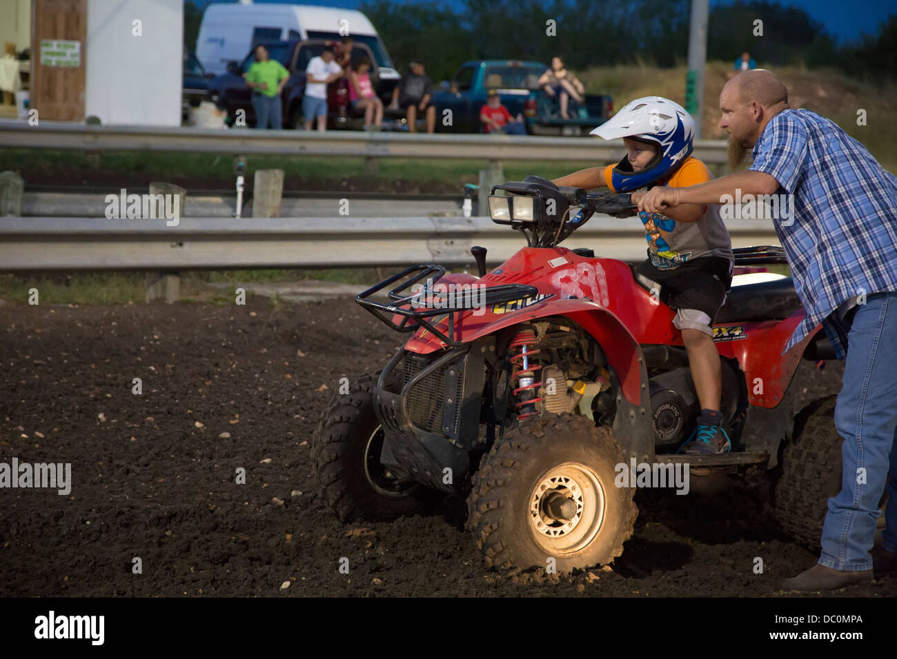 Dunlay, Texas - The Medina Valley Mud Drags, drag races on a short ...
