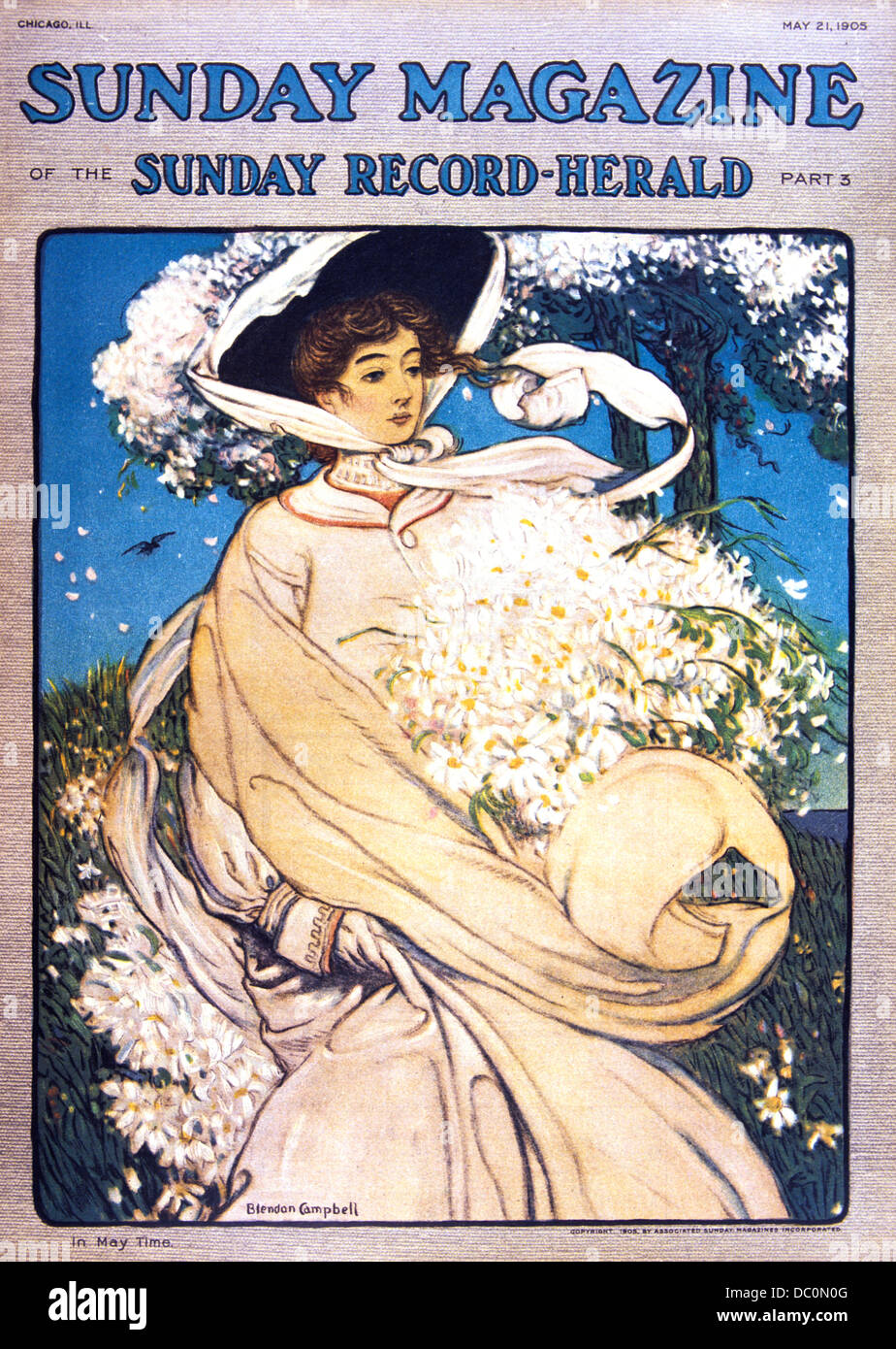 Old time magazine illustration hi-res stock photography and images - Alamy