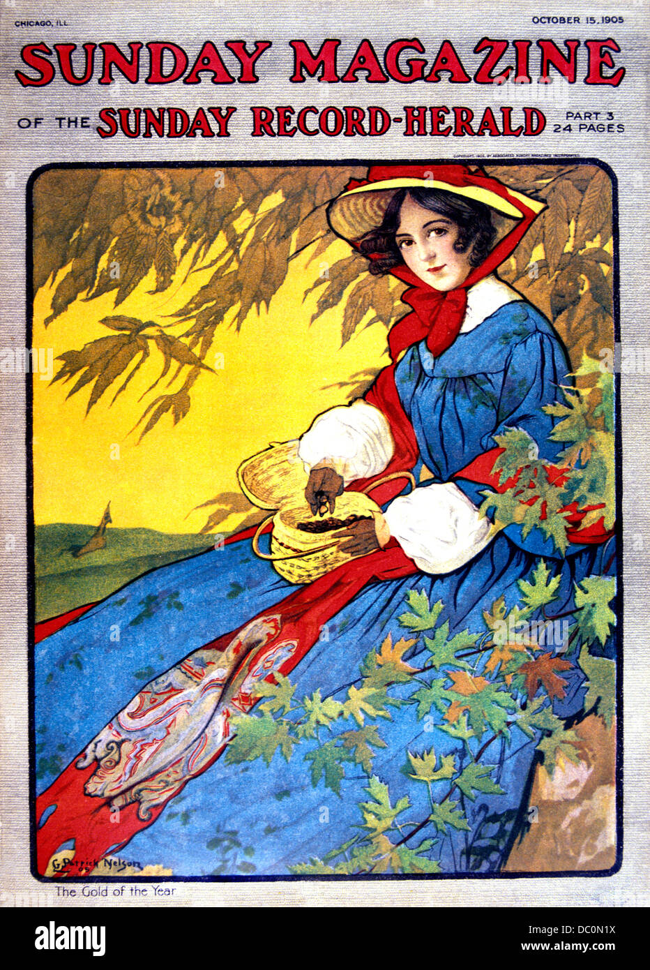 Old time magazine illustration hi-res stock photography and images - Alamy