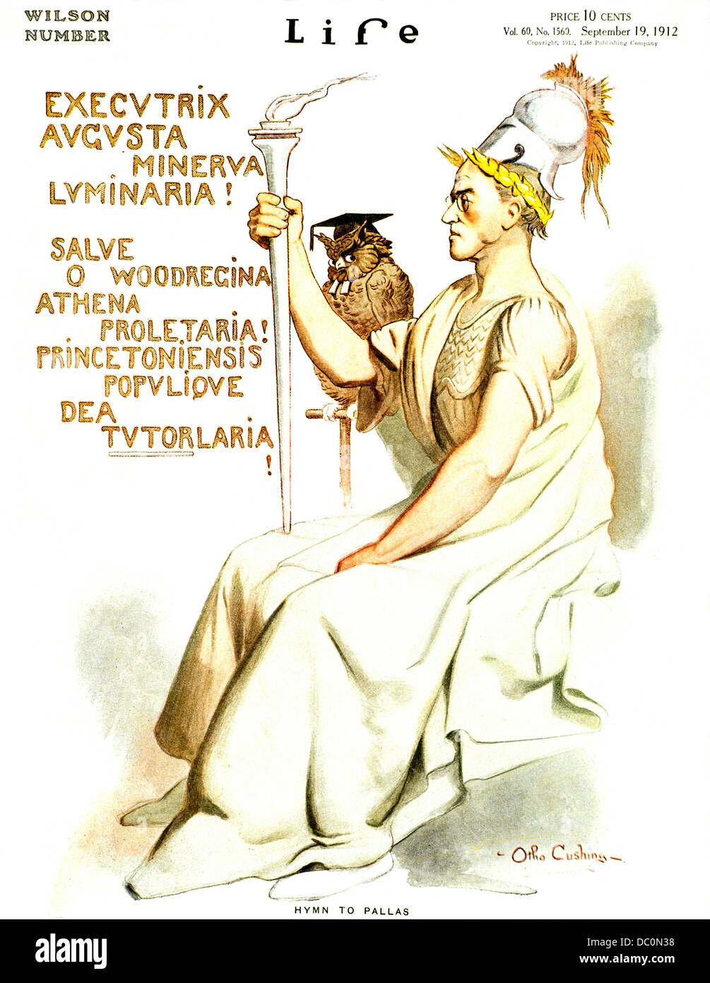 1910s PRESIDENT WOODROW WILSON DRESSED AS PALLAS ATHENA GREEK GOD OF ...