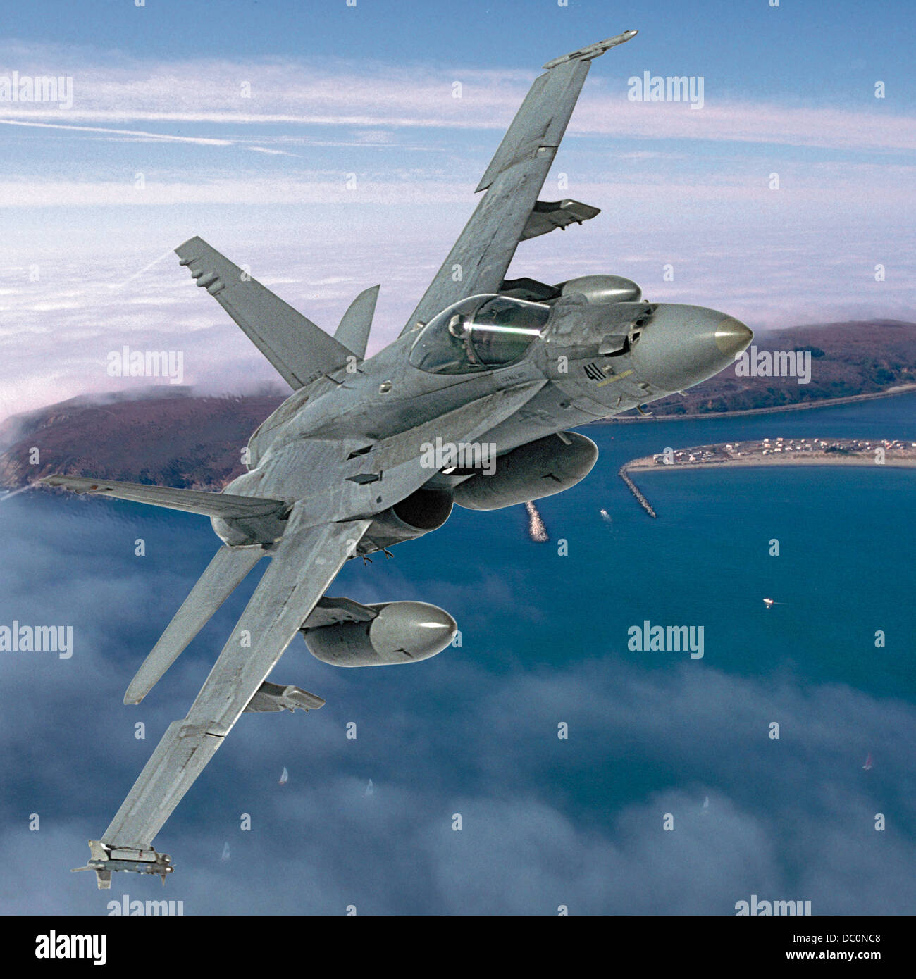 Fighter jet over water hi-res stock photography and images - Alamy