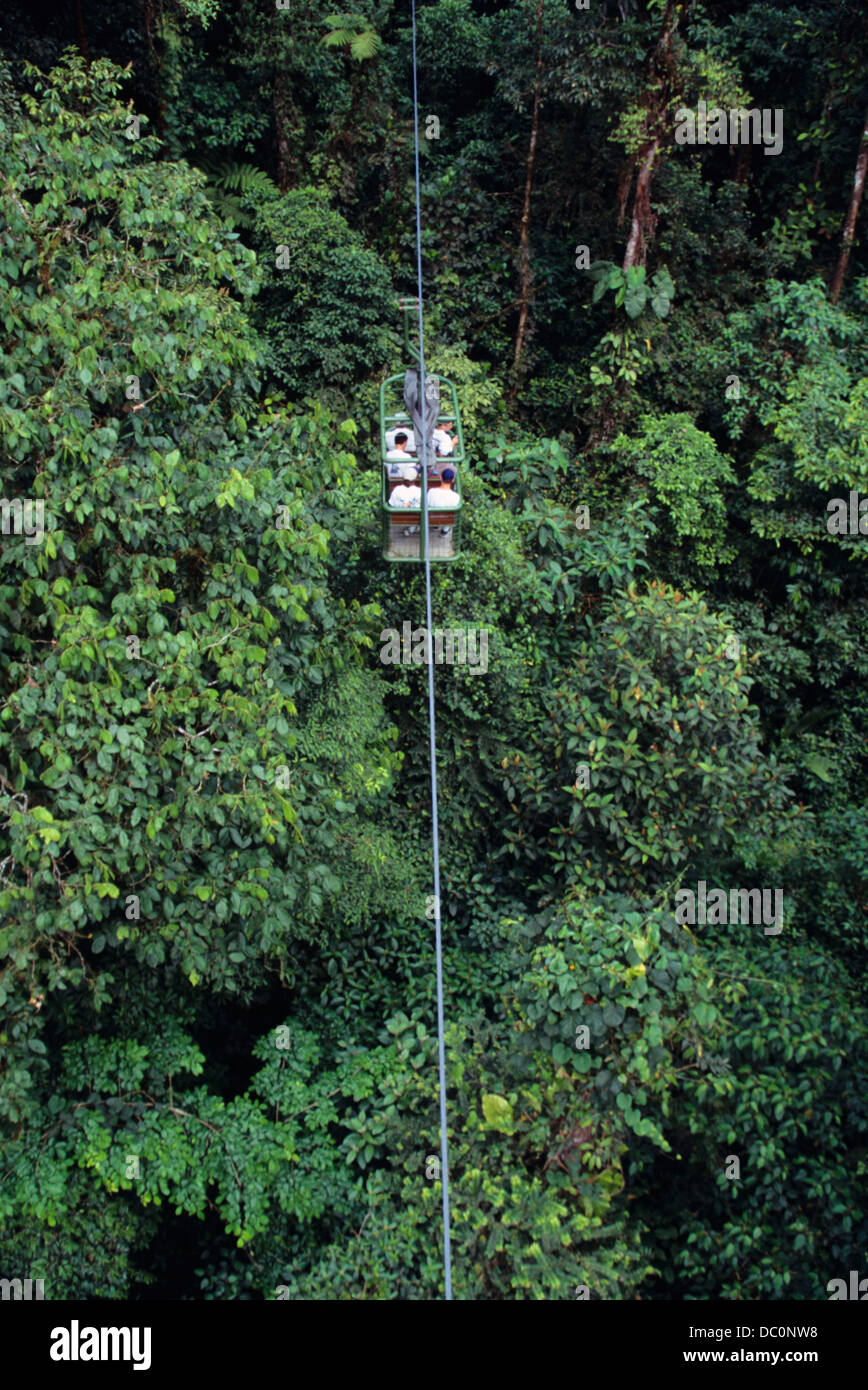 AERIAL TRAM IN RAINFOREST COSTA RICA Stock Photo - Alamy