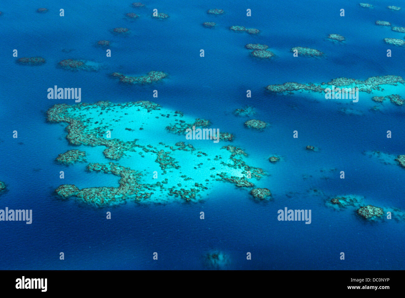 BERMUDA AERIAL VIEW OF REEFS Stock Photo - Alamy