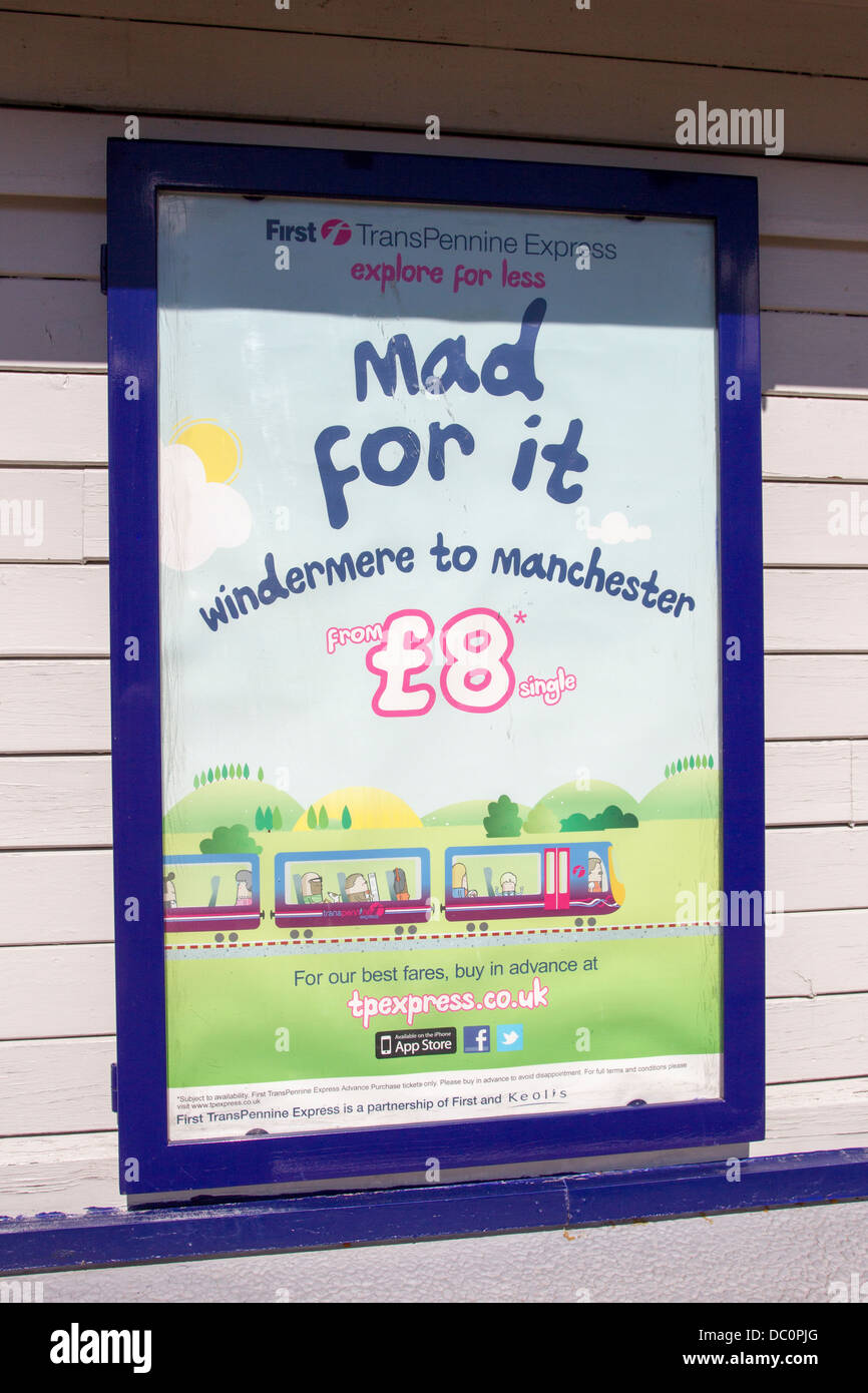 Windermere railway station Stock Photo - Alamy