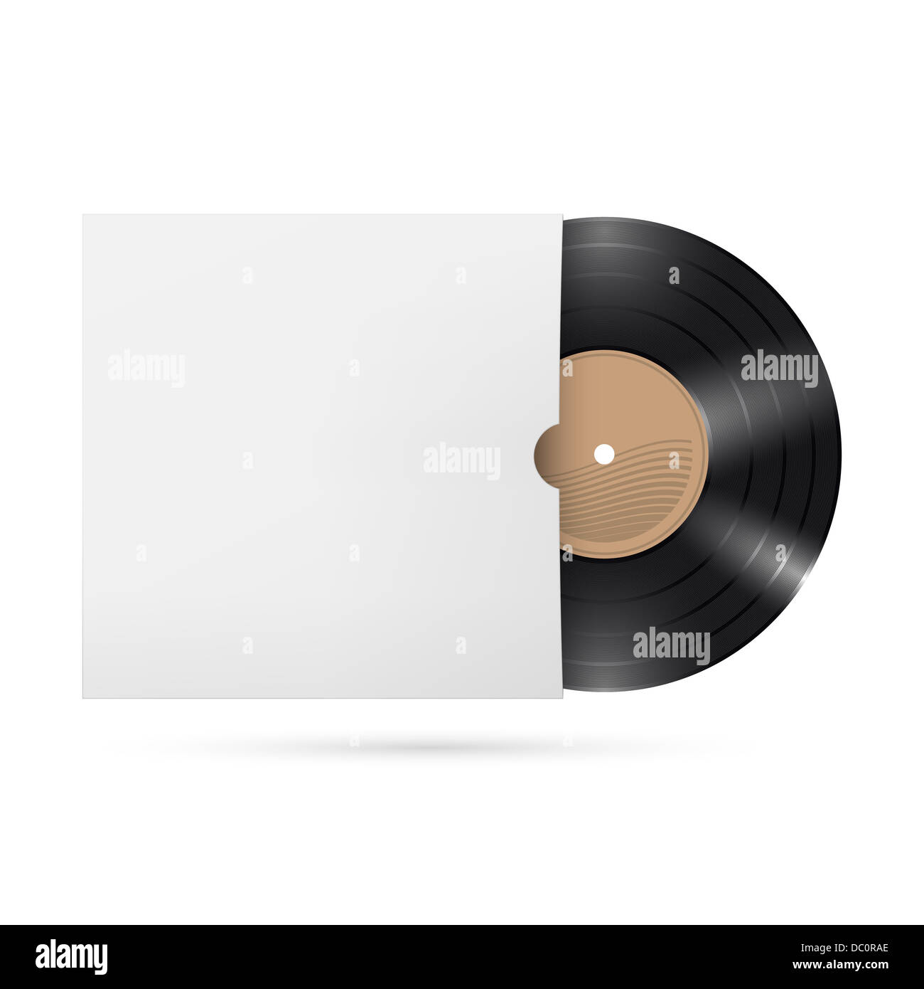 Vinyl records Illustration on white background for creative design ...