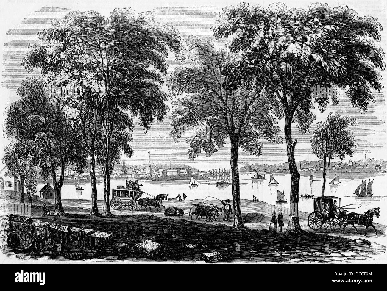 1850s london skyline hi-res stock photography and images - Alamy