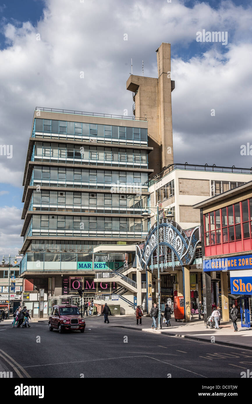 Castle Market indoor market in Sheffield, South Yorkshire England UK ...