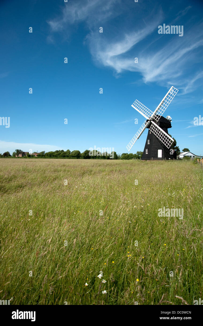 Windmill in Lacey Green Stock Photo - Alamy