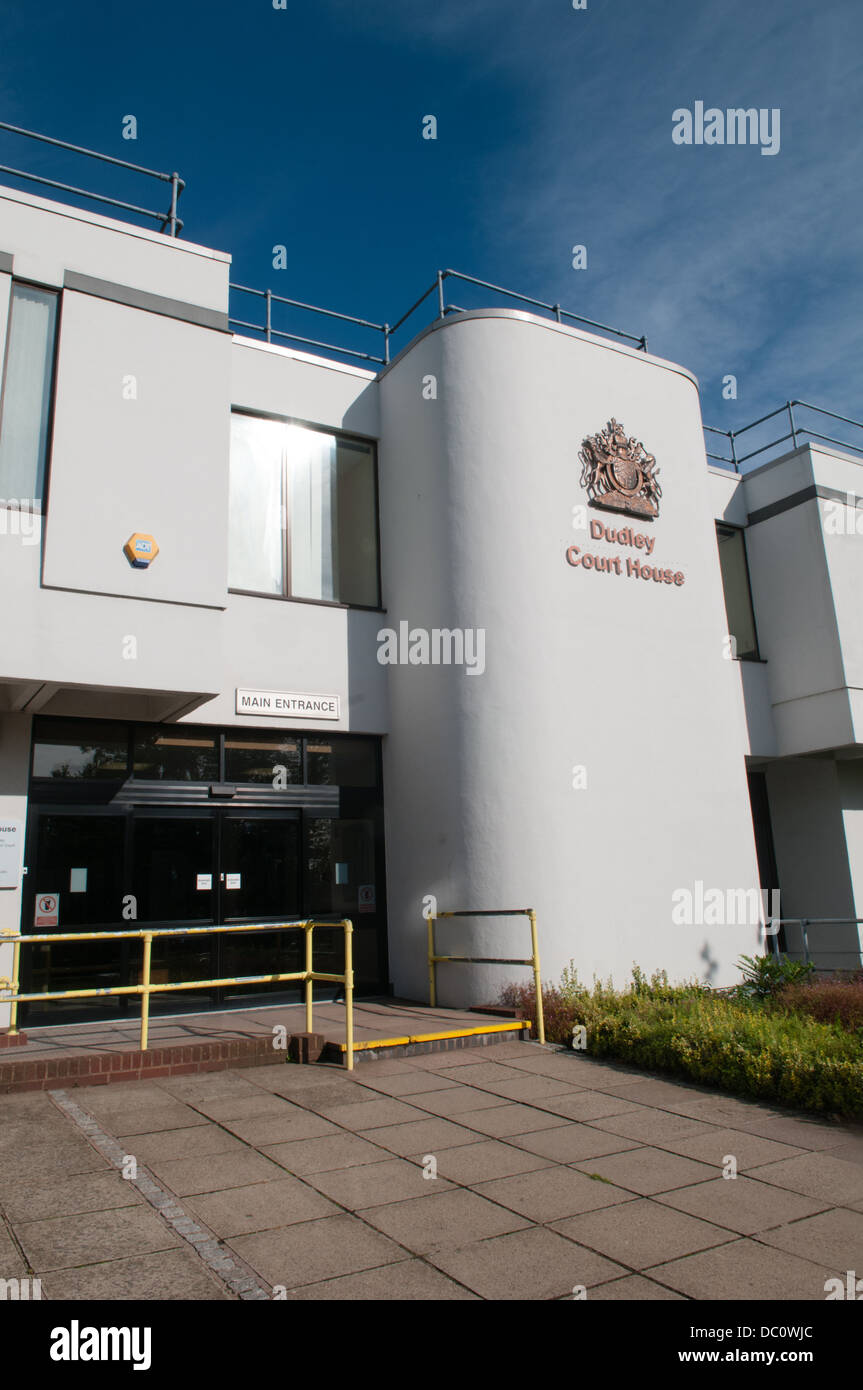 The entrance to Dudley Magistrates' Court which may lose criminal cases ...