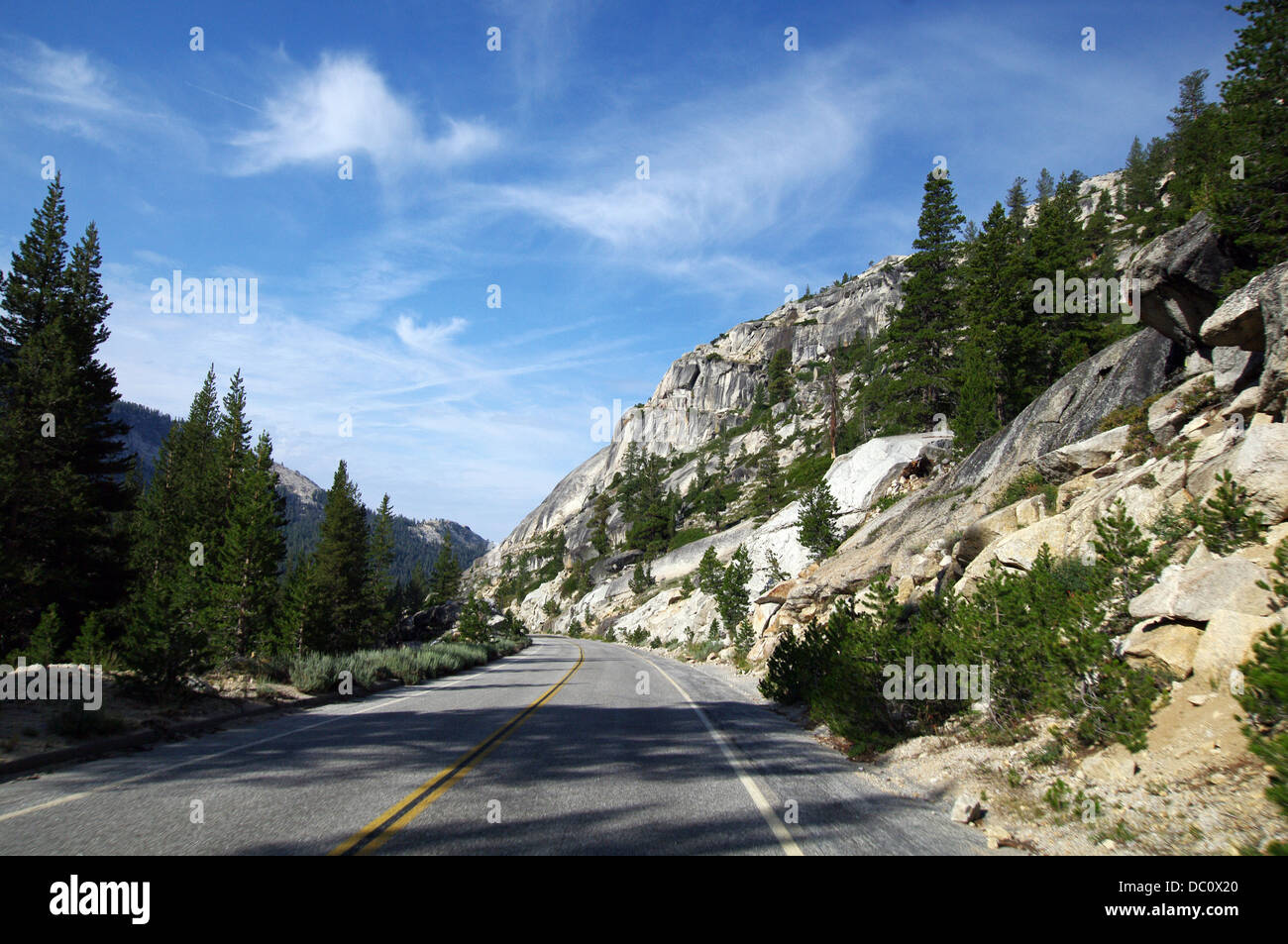 Tioga Pass - a mountain pass in the Sierra Nevada mountains which runs ...
