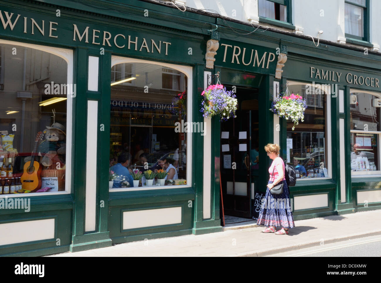 Traditional Grocers' Shop, Sidmouth, Devon, UK Stock Photo - Alamy