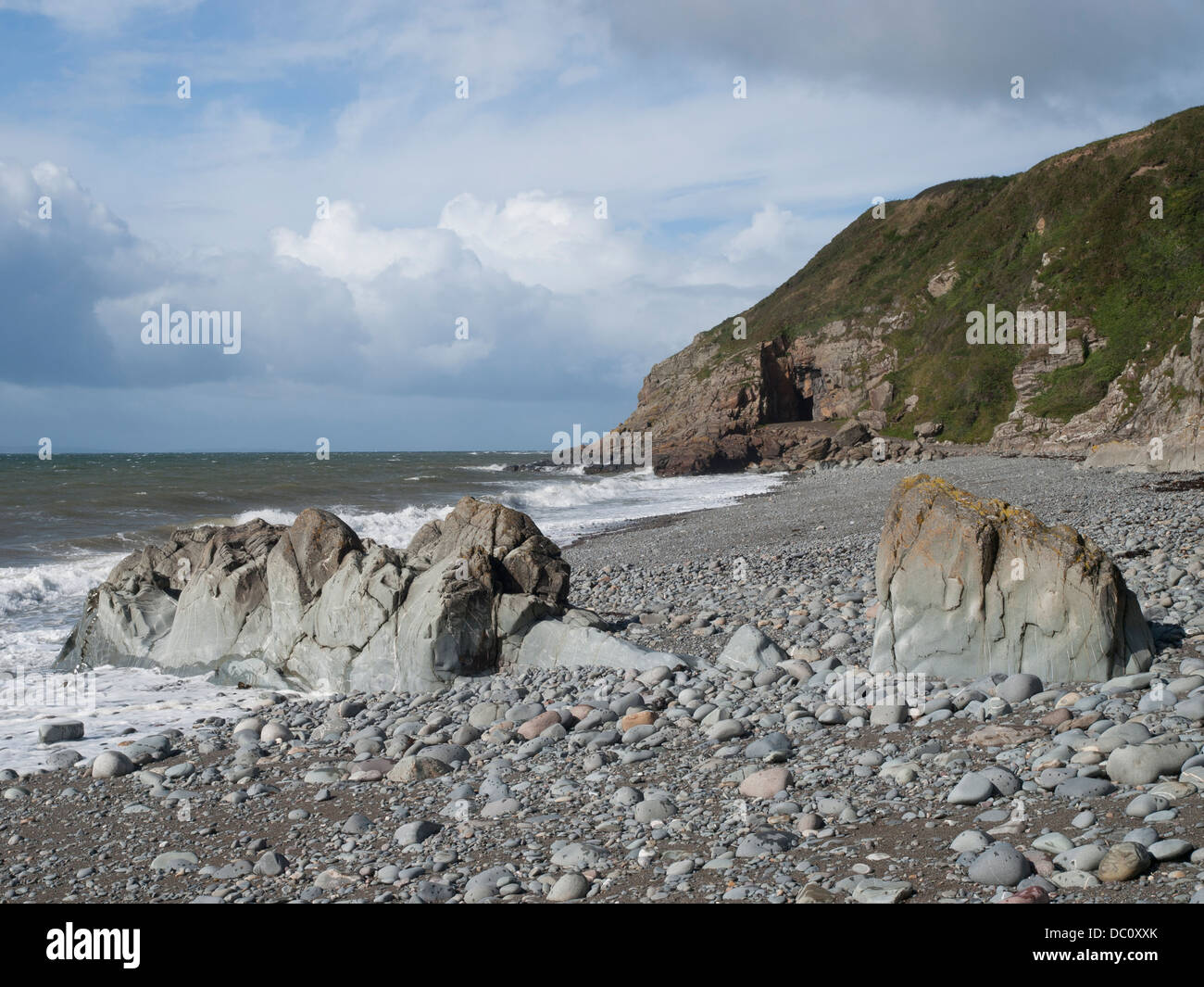 Saint Ninian's Cave Isle of Whithorn Stock Photo - Alamy