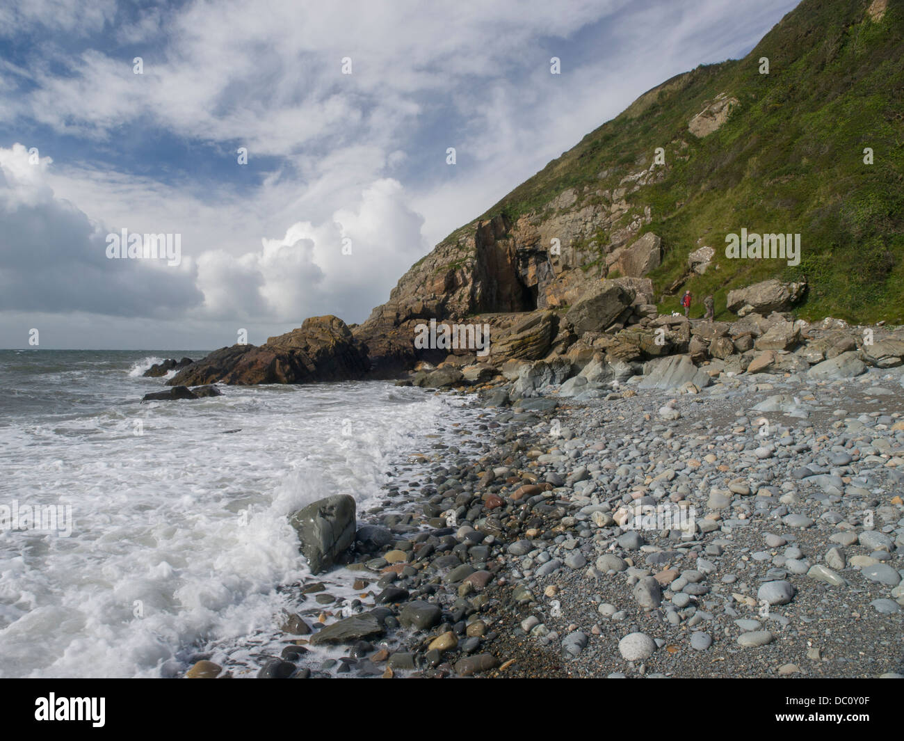 Saint Ninian's Cave Isle of Whithorn Stock Photo - Alamy