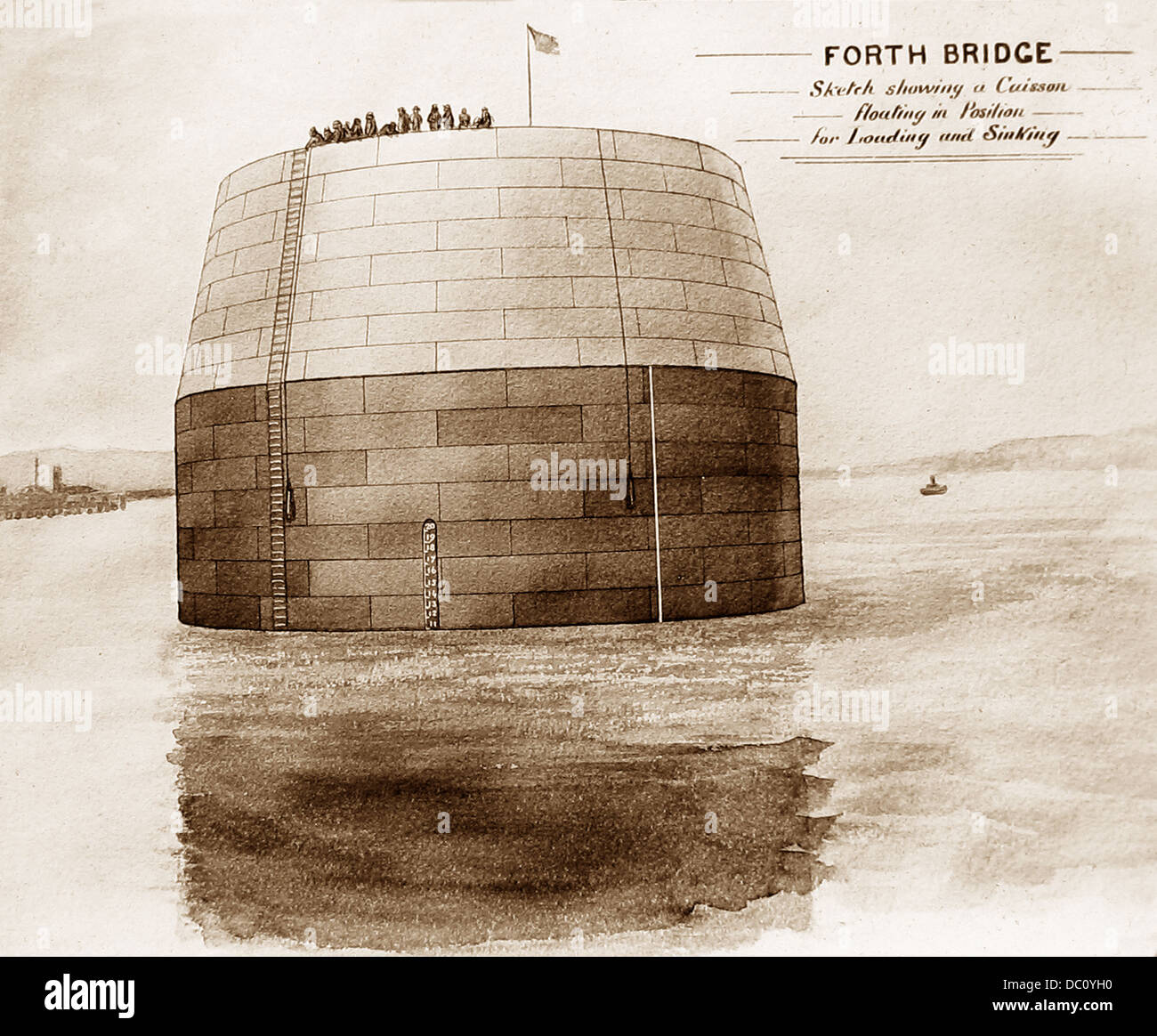 Forth railway bridge construction hi-res stock photography and images ...