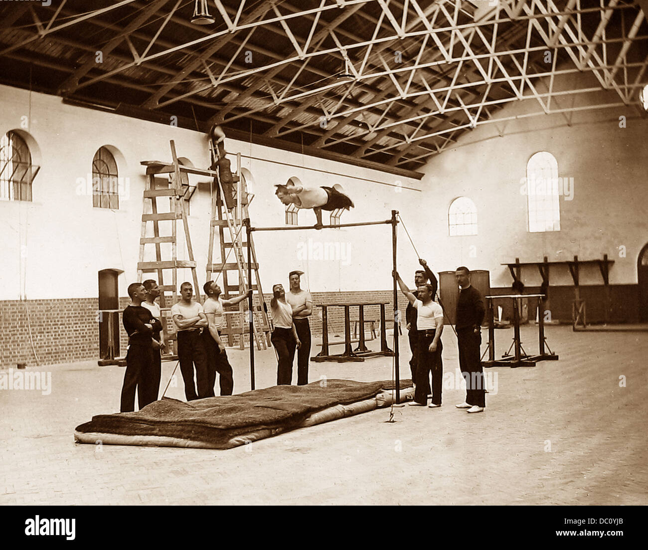 Aldershot army gymnasium victorian period hi-res stock photography and ...