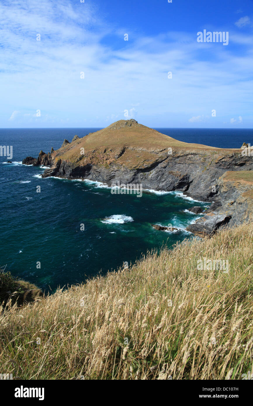 Summer view of Rumps Point, North Cornwall, England, UK Stock Photo - Alamy