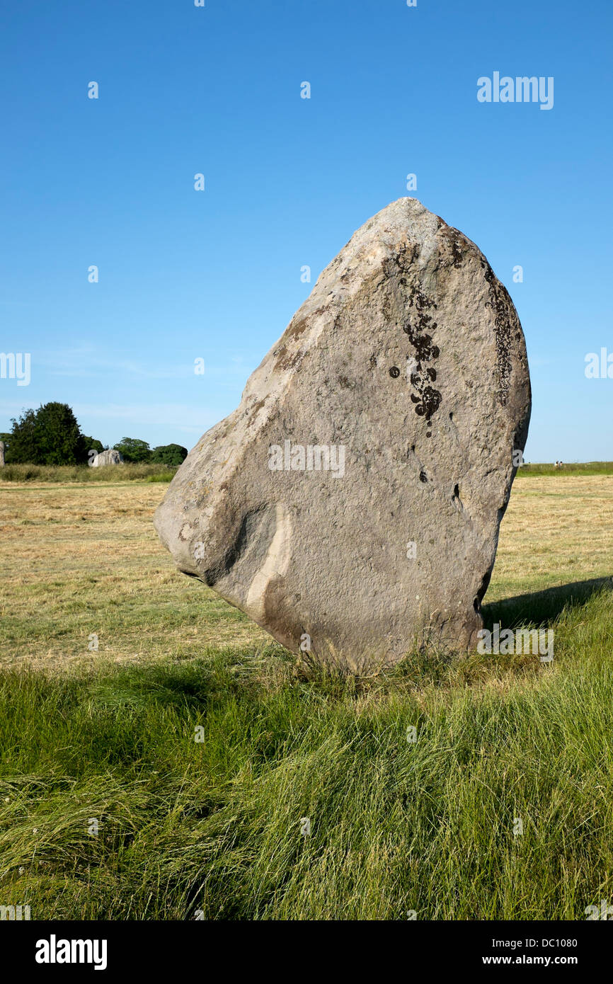 Standing Stone at Avebury Stone Circle Stock Photo - Alamy