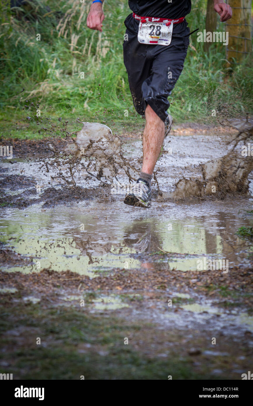 'Durty Triathalon', Scottish Borders Stock Photo - Alamy