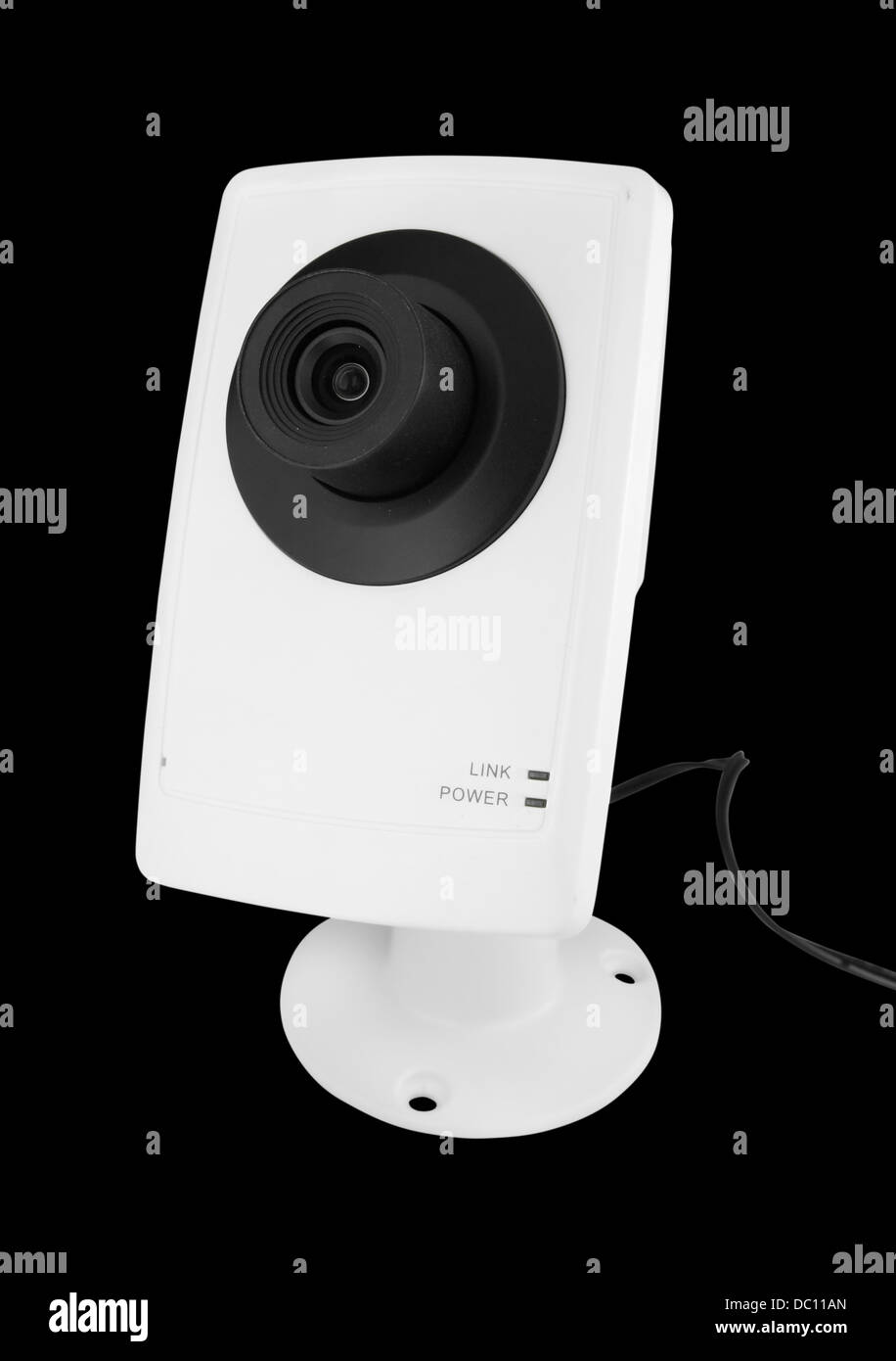 Security camera cctv on Black and White Stock Photos & Images - Alamy