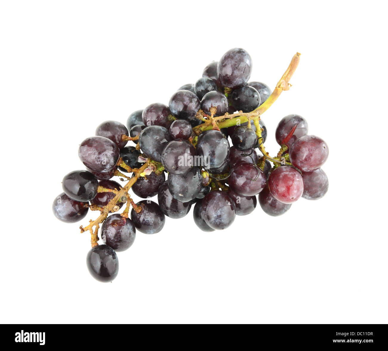 Bunch fresh organic grape on Cut Out Stock Images & Pictures - Alamy