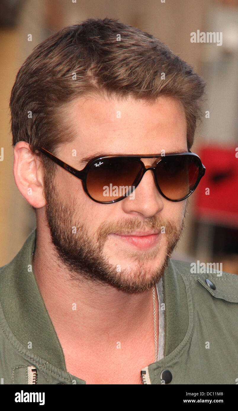 New York, New York, USA. 6th Aug, 2013. Actor LIAM HEMSWORTH poses for ...