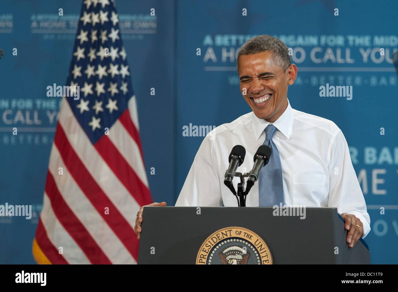 Phoenix, Arizona, USA. 6th Aug, 2013. President BARACK OBAMA traveled ...