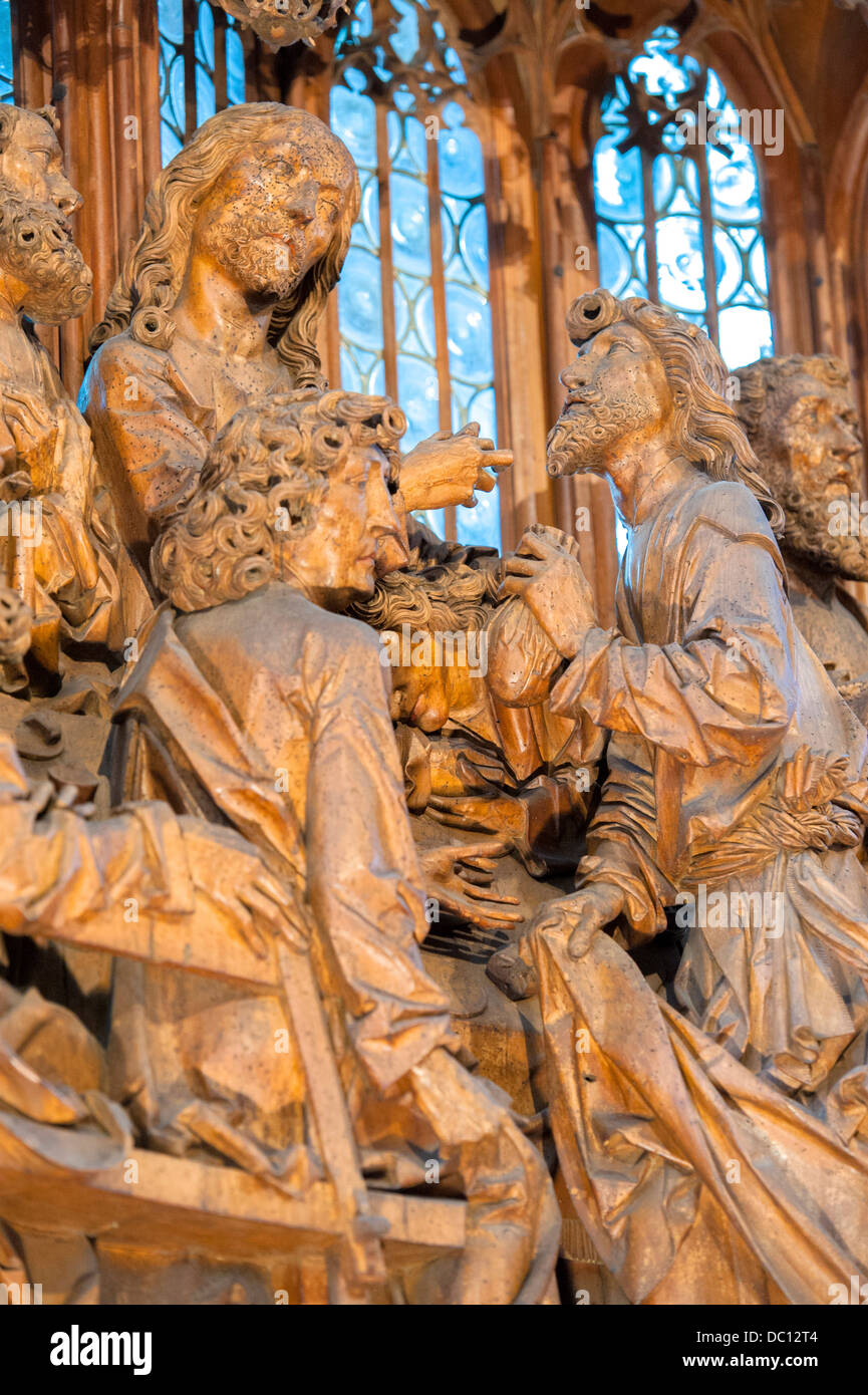 Europe, Germany, Baden-Wurttemberg, Rothenberg ob der Tauber, St. Jacob ...