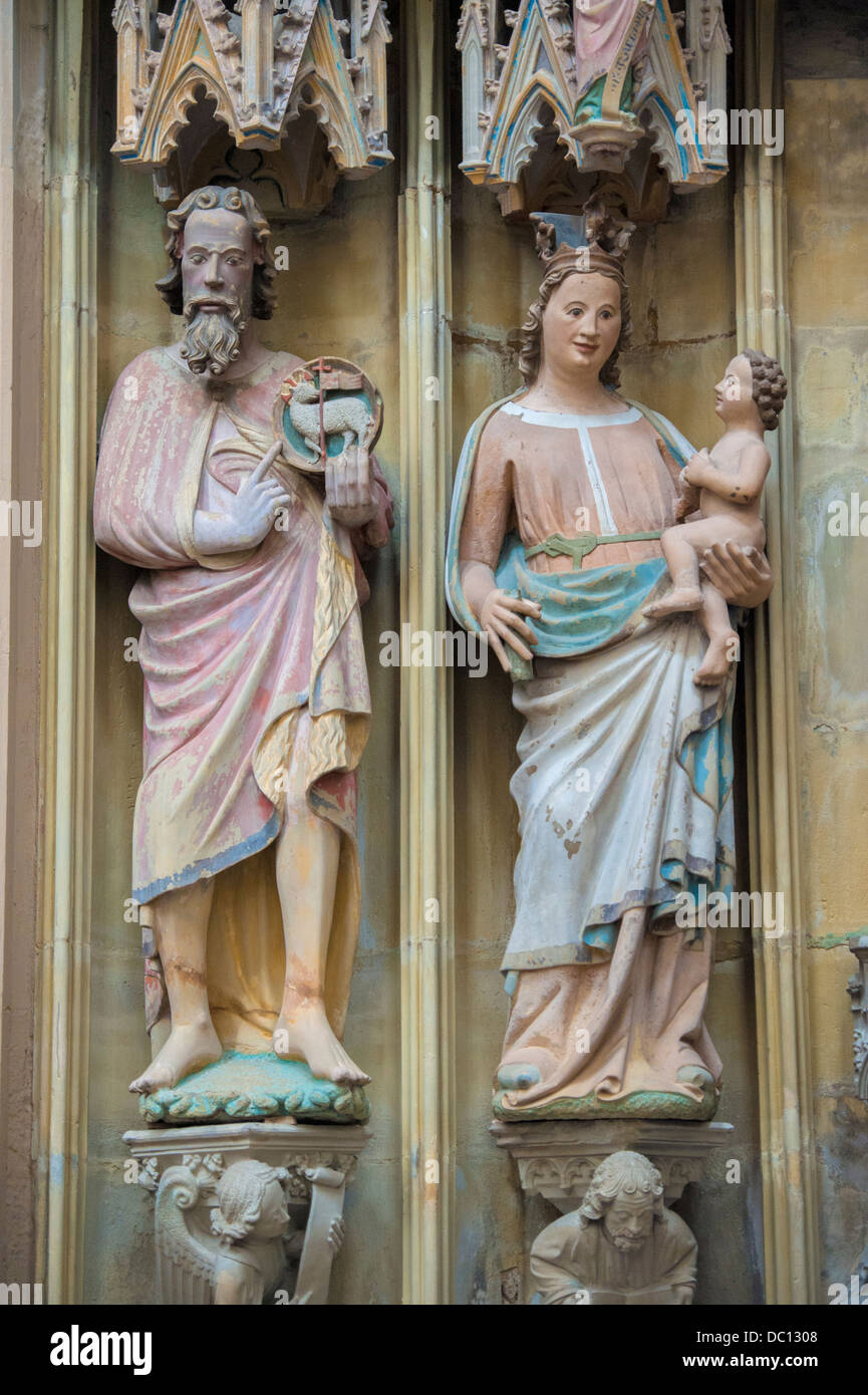 Europe, Germany, Baden-Wurttemberg, Rothenberg ob der Tauber, St. Jacob ...