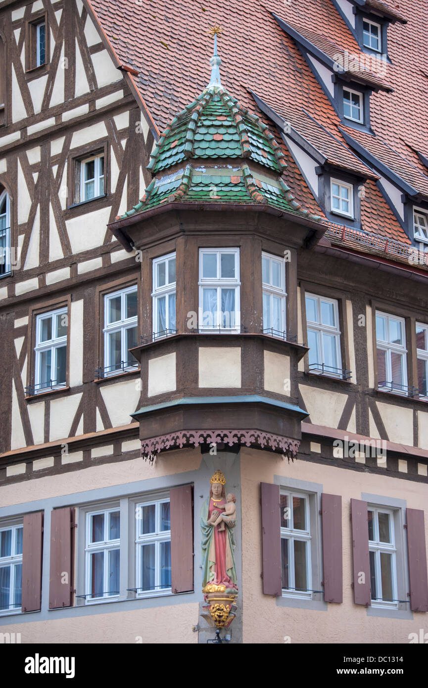 Europe, Germany, Baden-Wurttemberg, Rothenberg ob der Tauber ...