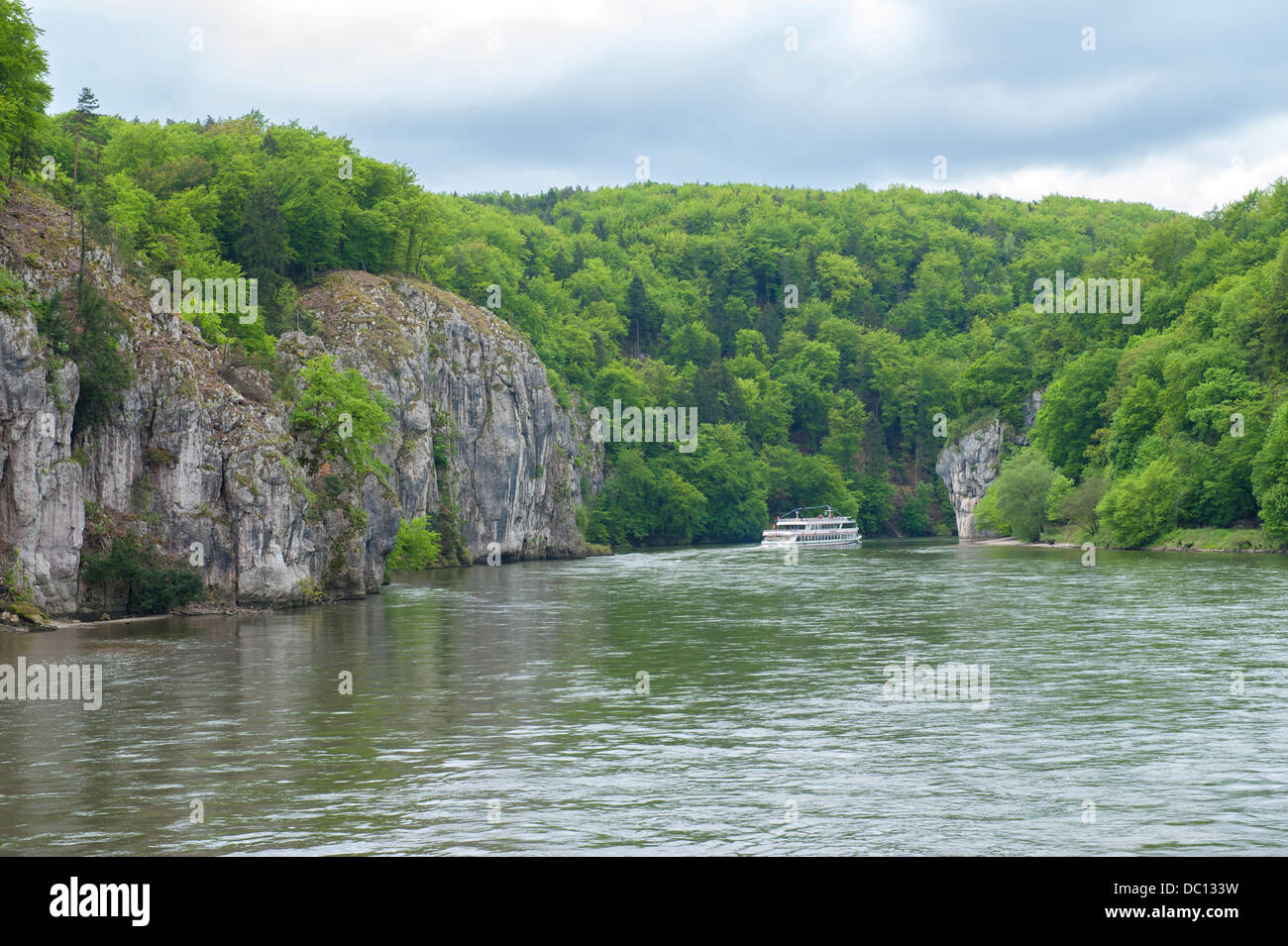 Europe, Germany, Bavaria, Weltenburg, Danube gorge, Maximilian II ...